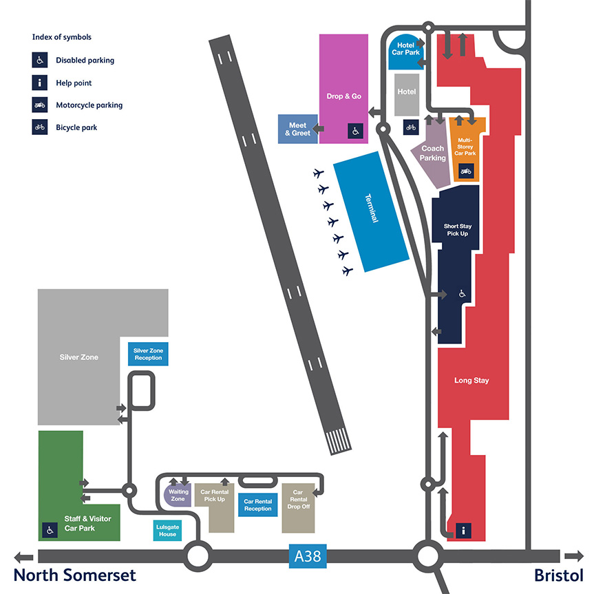 Bristol Airport Parking Official Long Short Stay Car Parks Bristol Airport Parking Official Long Short Stay Car Parks